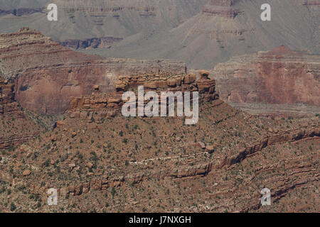 This photograph captures a view of Yavapai Point at the Grand Canyon in ...
