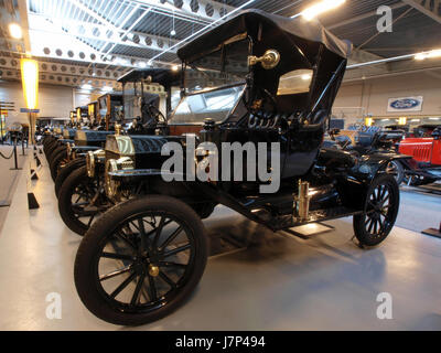 A 1914 Ford Runabout, an early model of a compact automobile ...