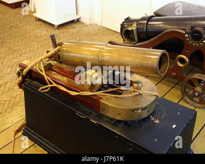 The 1872 steel carronade is a 6-pounder naval cannon, designed for ...