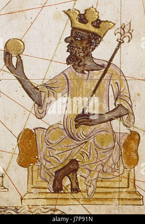 This illustration from the Catalan Atlas (1375) depicts an Ilkhante ...