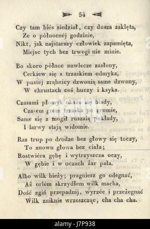 Adam Mickiewicz's 'Poezye' published in 1822 is a collection of his ...