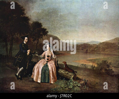 Arthur Devis 001 Stock Photo - Alamy