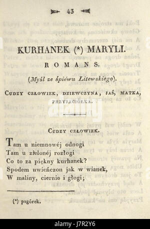 This 1822 edition of Adam Mickiewicz's Poezye (Poems) presents a ...
