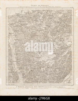 The 'Charte von Schwaben,' a historical map, features Tafel 19, which ...