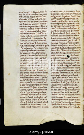 A medieval manuscript featuring the verso of folio 1, containing the ...