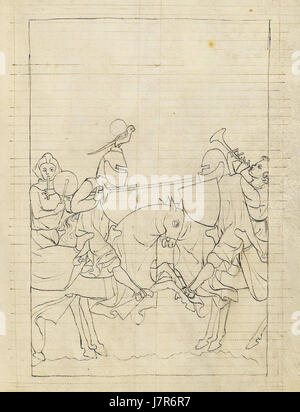 The 'Codex Manesse' is an illuminated manuscript featuring medieval ...