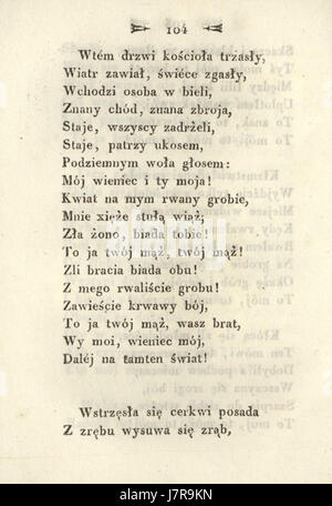'Poezye' by Adam Mickiewicz, first published in 1822, is a collection ...