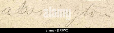 Albert Carrington signature Stock Photo - Alamy