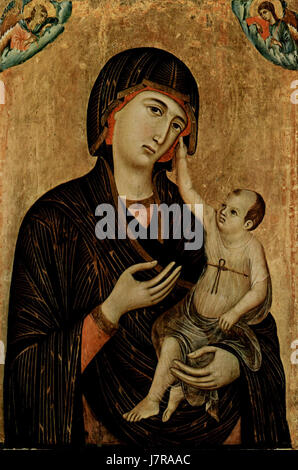 Duccio di Buoninsegna, an influential Italian painter, is known for his ...