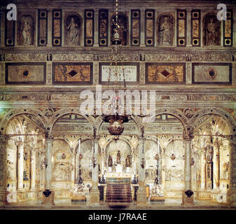 The 'Arca del Santo' is a historical religious artwork depicting the ...