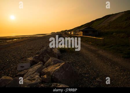 braystones beach west cumbria England taken at sunset in may 2017 Stock ...
