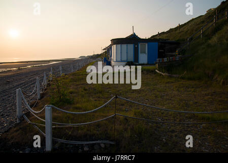 braystones beach west cumbria England taken at sunset in may 2017 Stock ...