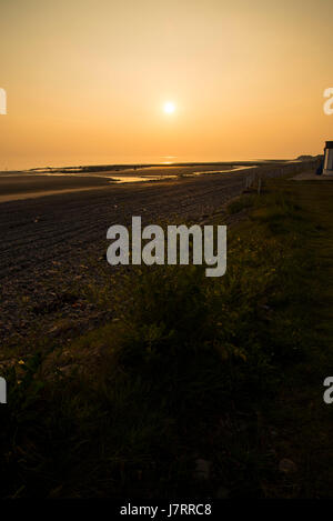 braystones beach west cumbria England taken at sunset in may 2017 Stock ...