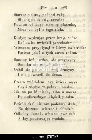 'Adam Mickiewicz Poezye 1822' refers to a work by the prominent Polish ...