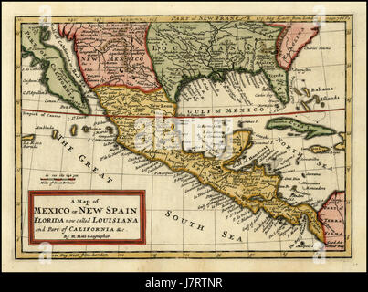 Mexico, or, New Spain Stock Photo - Alamy