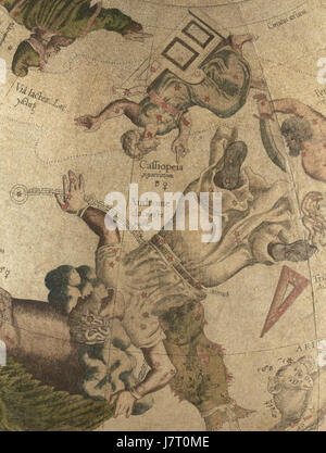 Celestial Star Map of Constellations based on Christian symbolism ...