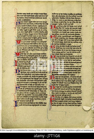 A medieval illuminated page from the Codex Wintoniensis (The St Swithun ...
