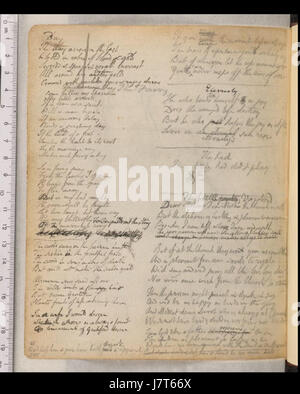 This page from William Blake's manuscript notebook reveals a segment ...