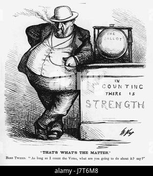 Boss Tweed Thomas Nast Stock Photo - Alamy