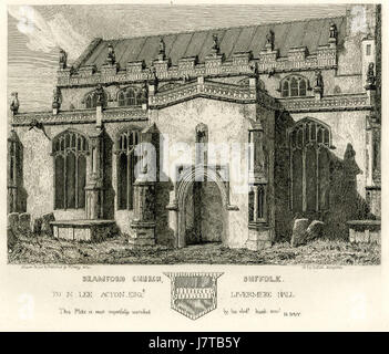 Bramford Church Suffolk by Henry Davy Stock Photo - Alamy