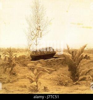 Coffin and Grave by Caspar David Friedrich Stock Photo - Alamy