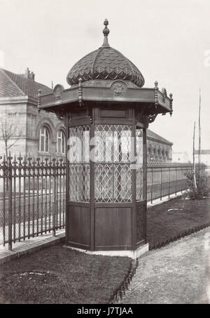 A photograph taken by Charles Marville in 1878, depicting the Cour des ...