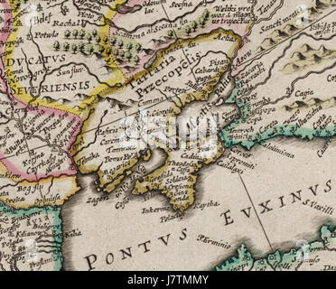 *1644 Europa Recens* by Blaeu is a historical map depicting the East ...