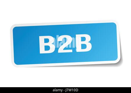 b2b sticker. b2b square sign. b2b. peeler Stock Vector Image & Art - Alamy