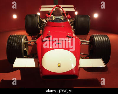 The 1970 Ferrari F1 312B, a Formula 1 car driven by Mario Andretti, in ...