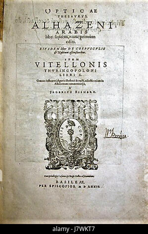 Book of Optics Cover Page Stock Photo - Alamy