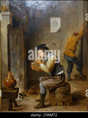 This painting by David Teniers the Younger depicts the Temptations of ...