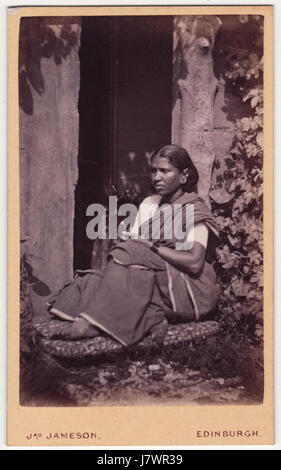 An Indian Ayah Stock Photo - Alamy