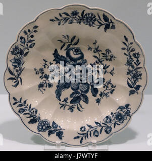 A Worcester soft-paste porcelain dish, circa 1760, reflects British ...
