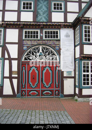 This image shows Vlotho, a town in North Rhine-Westphalia, Germany ...