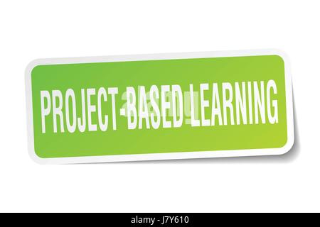 project-based learning sticker. project-based learning square sign ...