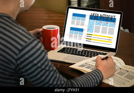 USER INTERFACE Global Address Browser Internet Website Design Software ...