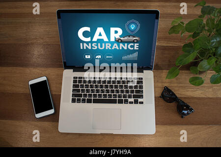 CAR INSURANCE Policies Safety Coverage Accident Claim Risk Stock Photo ...