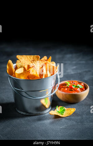 Crunchy and crispy mexican nachos chips from different angles isolated ...