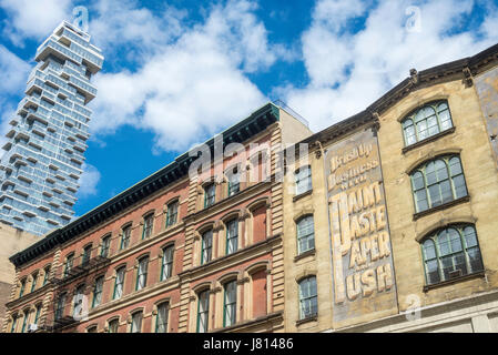 A 60-story apartment building at 56 Leonard St. is the tallest building ...