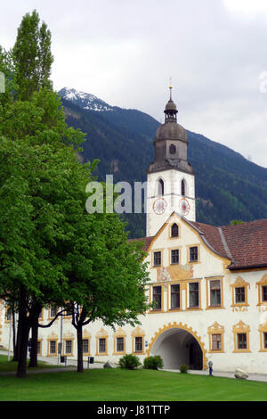 tower belief church alps austrians europe style of construction ...