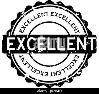 excellent stamp. excellent label. round grunge sign Stock Vector Image ...