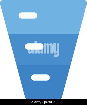 inverted funnel diagram Stock Vector Image & Art - Alamy