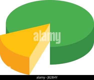 pie separated from chart Stock Vector Image & Art - Alamy