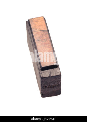 Single capital block wooden letter P isolated on white background, Save ...