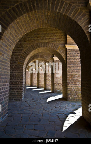 corridor stone arch pavement germany german federal republic ruins ...