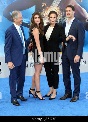 Lynda Carter, Jessica Altman, James Altman and Robert Altman attending ...