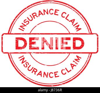 INSURANCE CLAIM red Rubber Stamp over a white background Stock Photo: 85724606 - Alamy