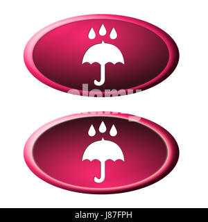 wet, umbrella, moist, damp, moisture, pictogram, symbol, pictograph ...