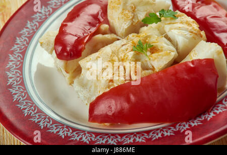 Baccala alla lucana - traditional dish from Basilicata.typical ...