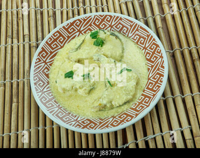 Fish moolie - spicy fish and coconut dish of possible Portuguese or ...